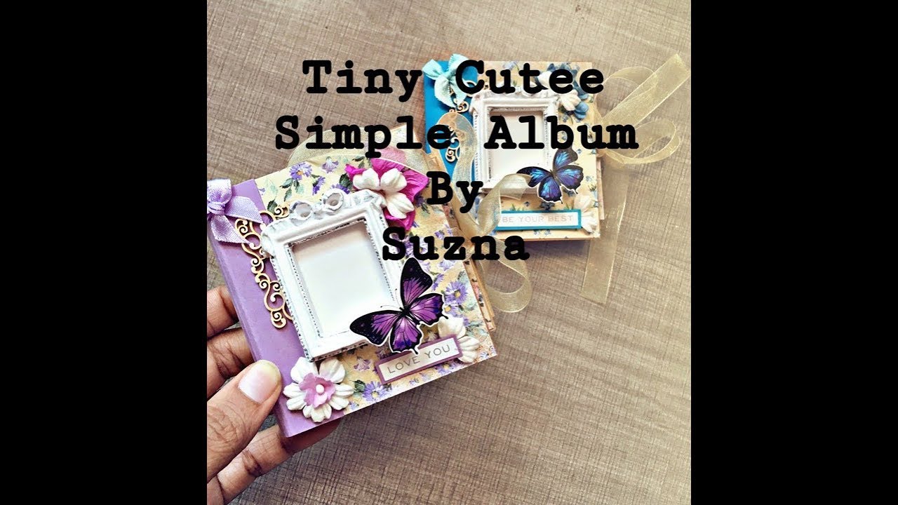 Tiny Cute Simple Easy Handmade Album - YouTube