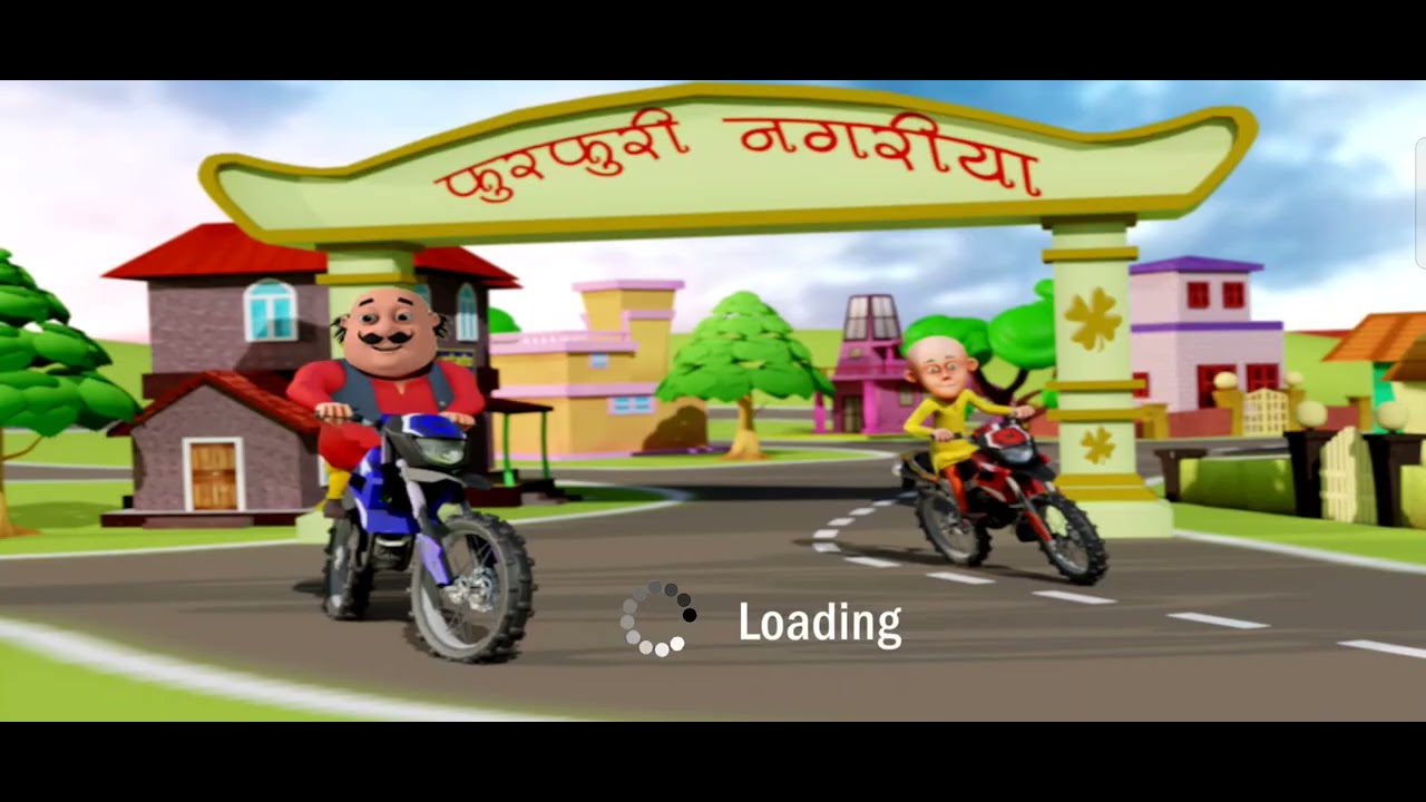 Motu patlu john jhatka chingum bike race gameplay you tube @GSGAMING ...