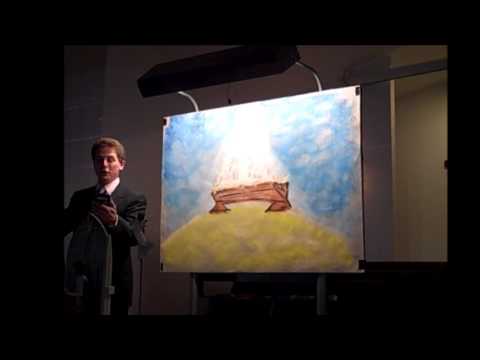 Christmas Chalk Art Ministry by Evangelist Dwight Haynes - YouTube