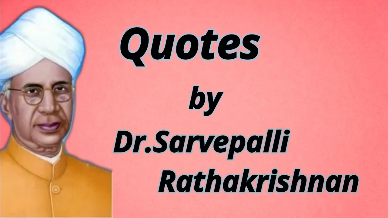 Quotes by Dr.Rathakrishnan in english | 16 Inspirational quotes - YouTube
