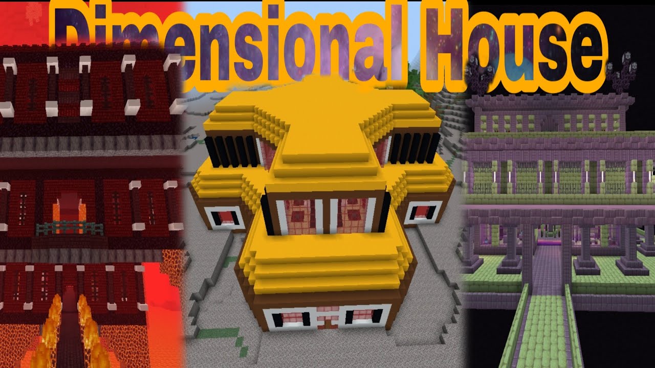 Dimensional House | Map Showcase | Minecraft Bedrock Map | Free ...