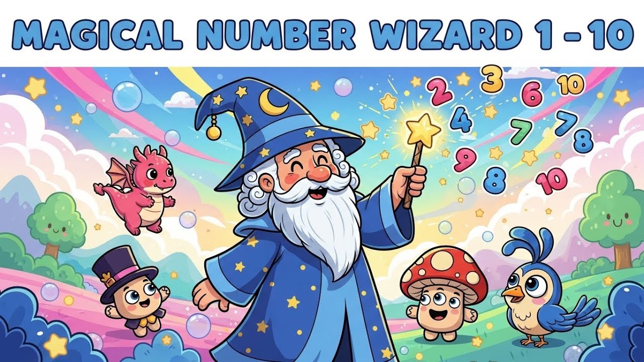Magical Number Wizard 1–10 | Fun Counting Adventure for Kids | Animagic ...