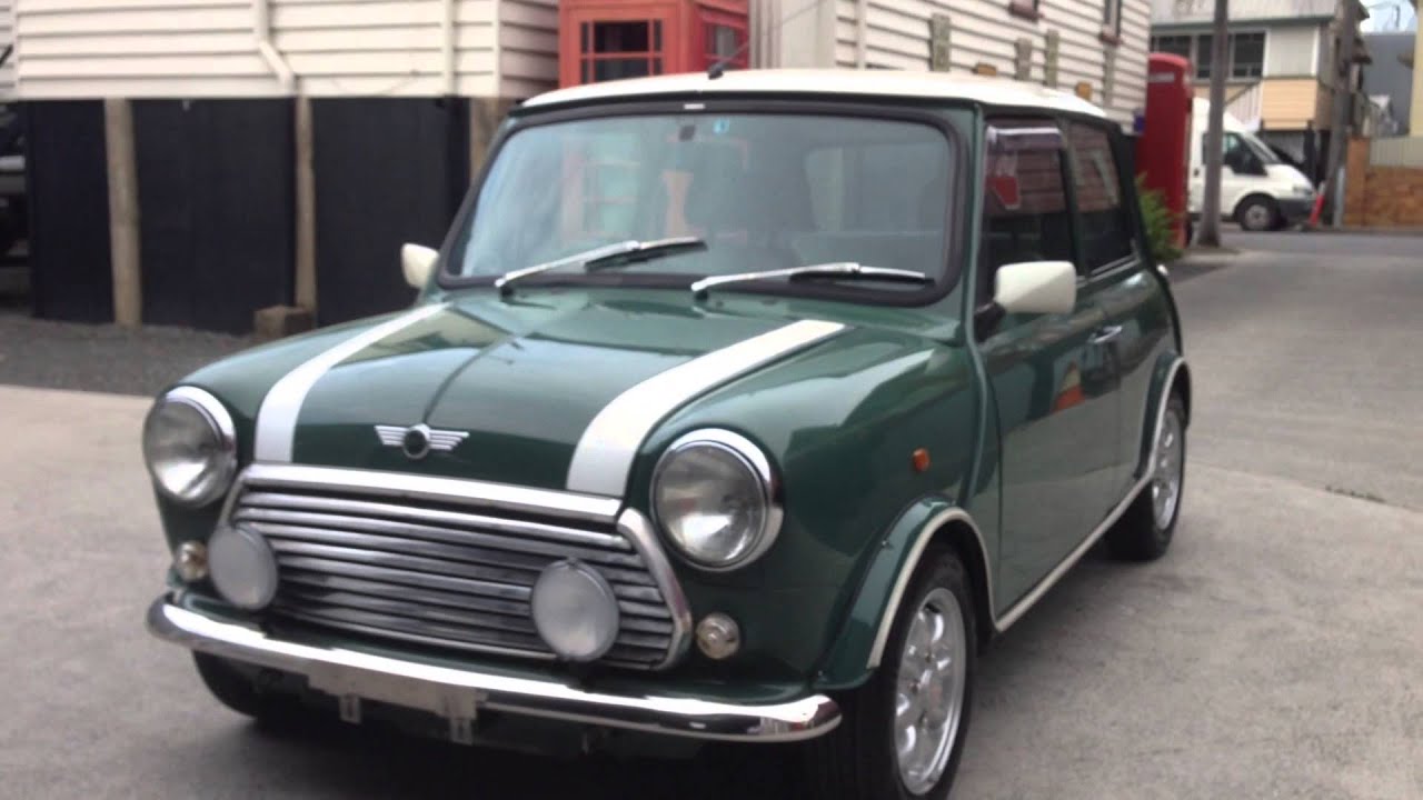 1999 Light Green Rover Mini - YouTube