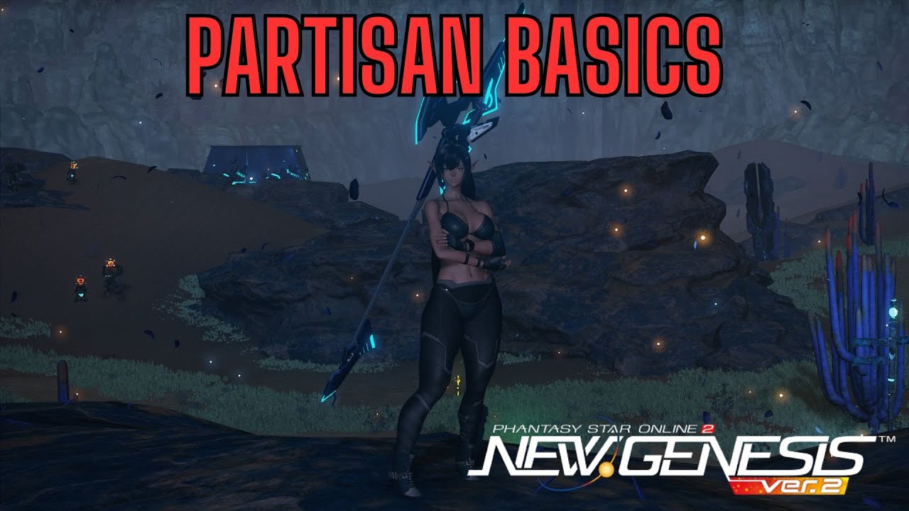 [PSO2 NGS] Class Weapon Basics (Partisan) - YouTube