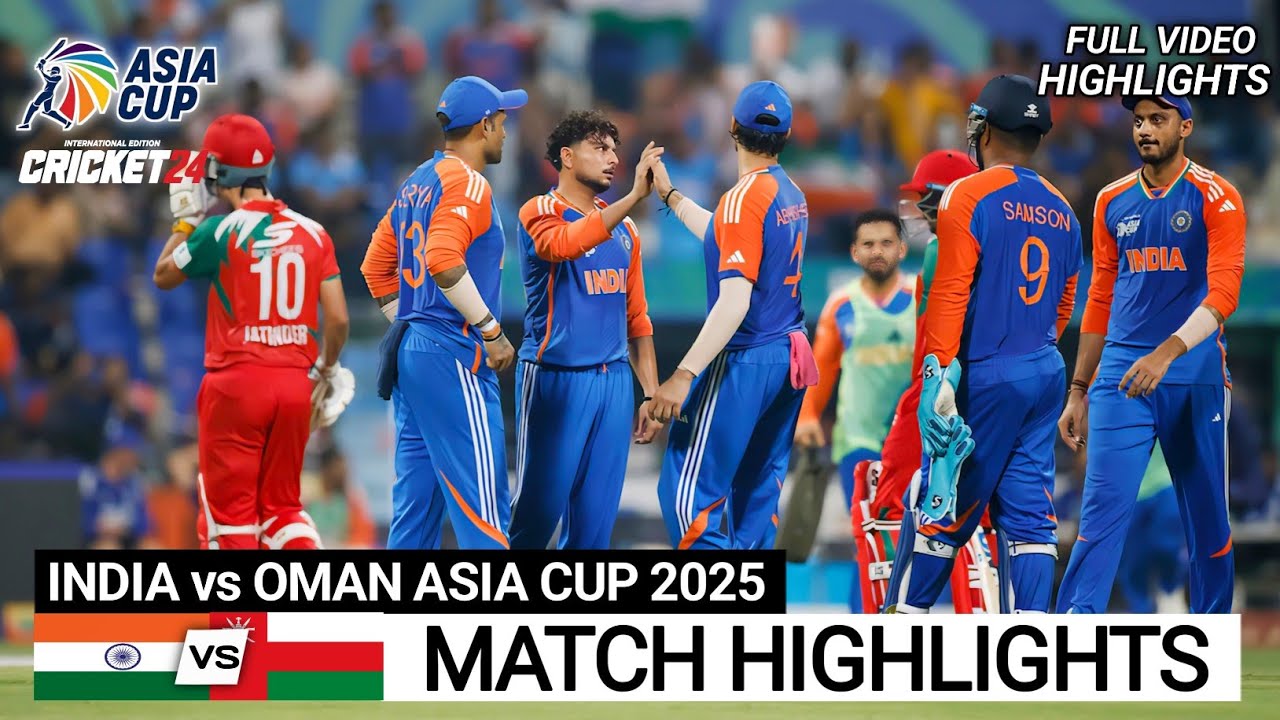 India vs Oman 12th Match Asia Cup 2025 Highlights | IND vs OMAN ...