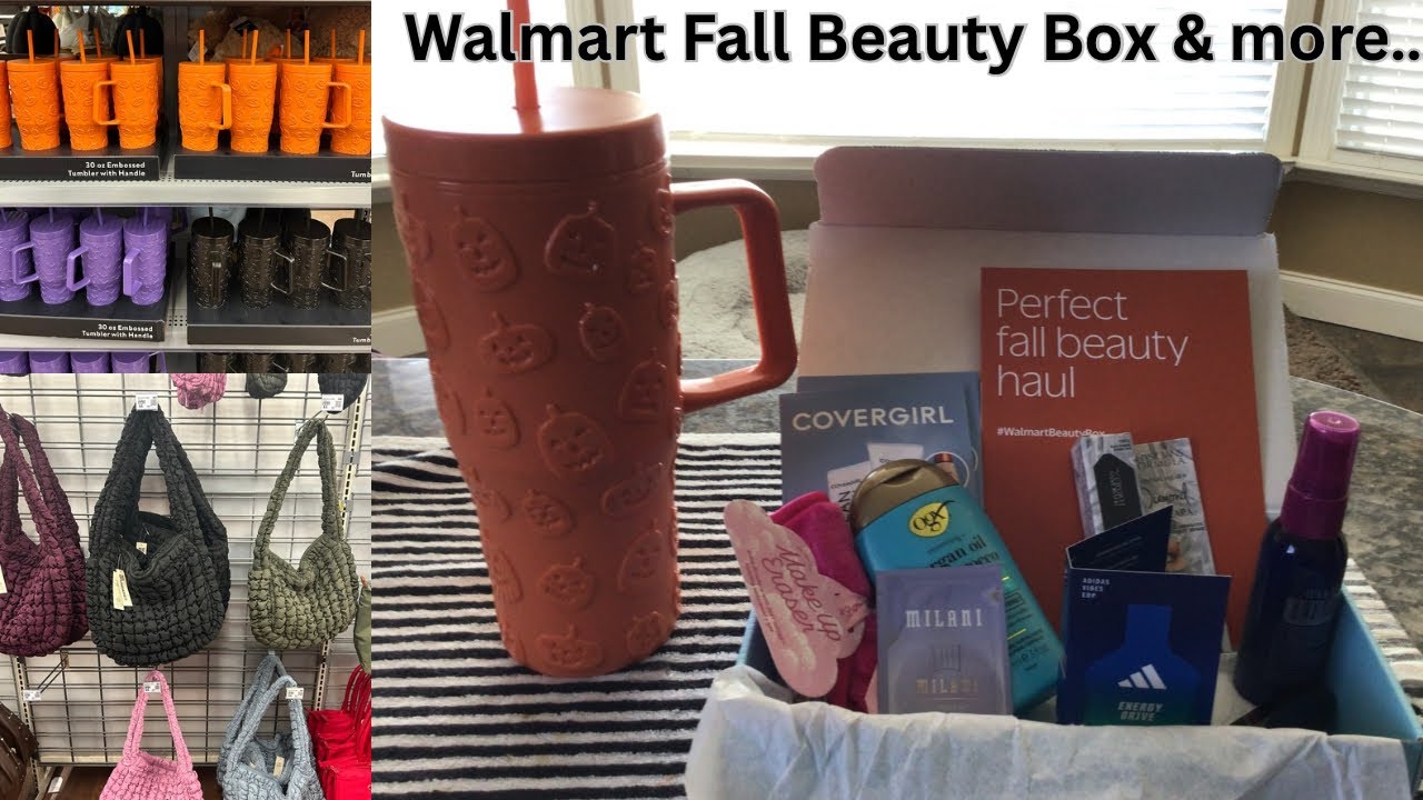 Must See , 2025 Walmart Fall Beauty Box, A Halloween Tumbler for $6.97 ...