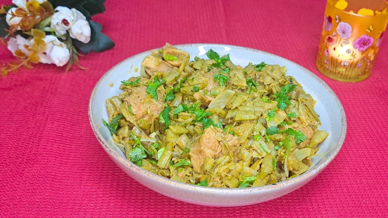 Traditional Guar Ghosht Recipe: Cluster Beans Cooked with Tender Meat ...