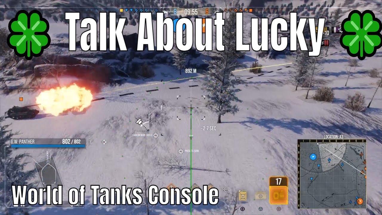 🍀 Talk About Lucky 🍀 World of Tanks Console 🍀 - YouTube