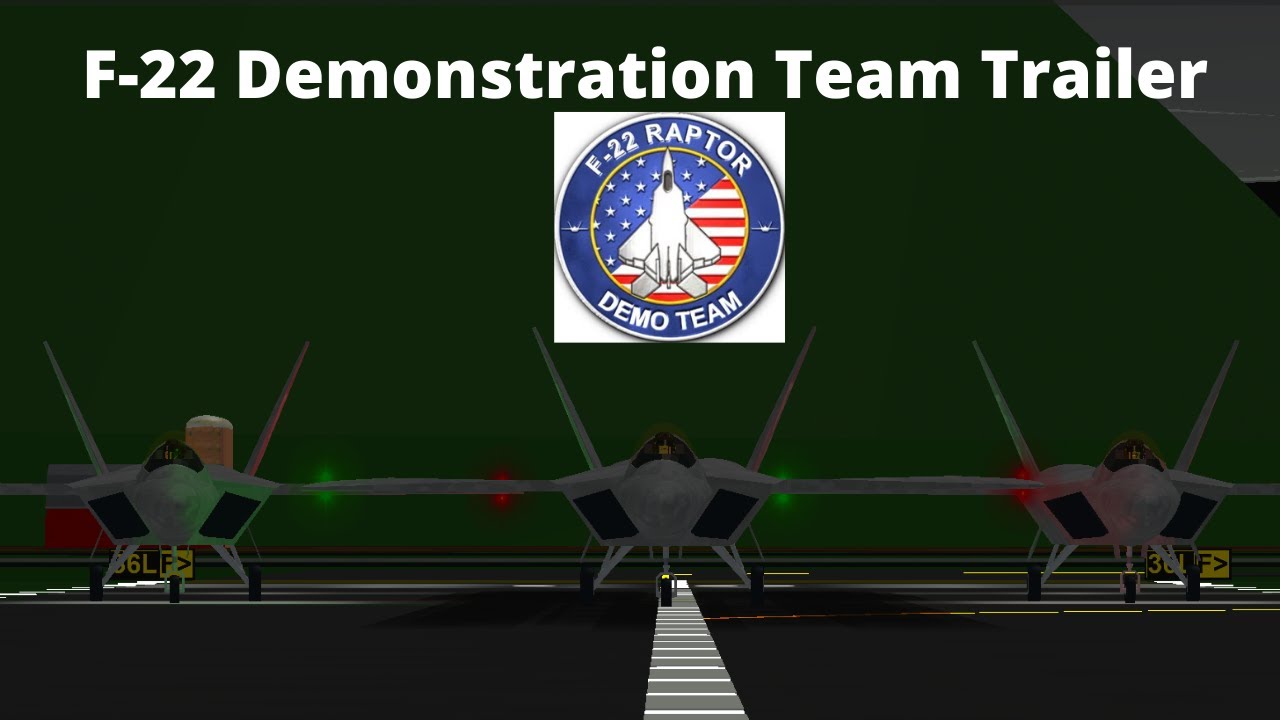 PTFS F-22 Demonstration Team Trailer - YouTube