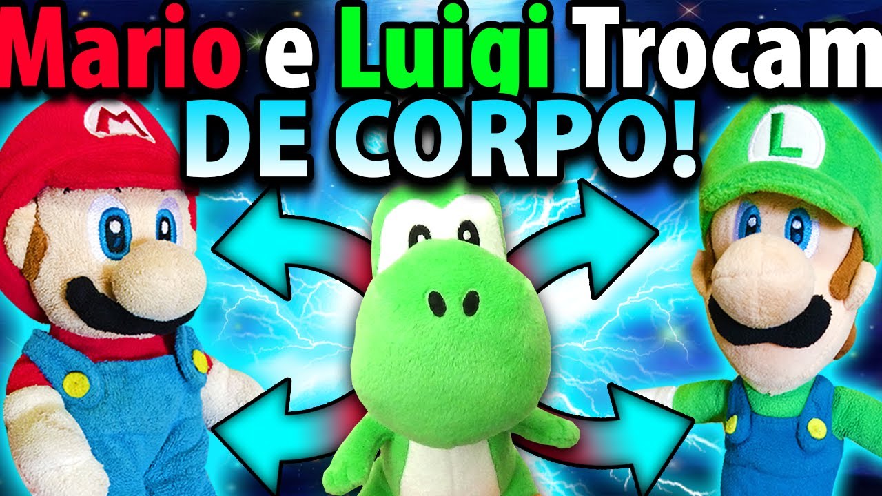 Mario e Luigi Trocam de Corpo! - CMB em Português - YouTube