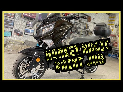 Electric Scooter Custom Paint Job! - YouTube