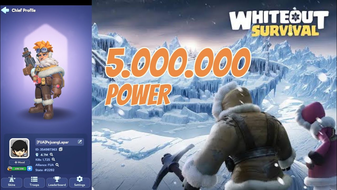 I Survived 5 Million Power In Whiteout Survival! - YouTube