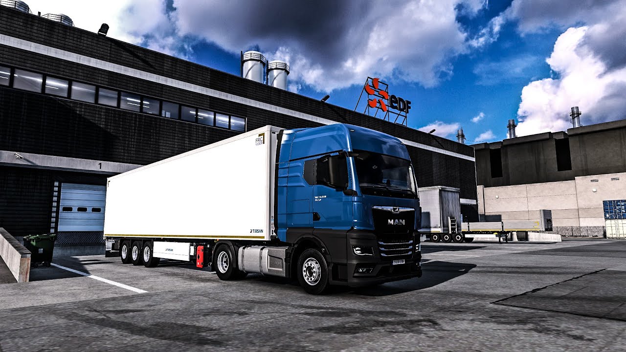MAN TG3 TGX Realistic Driving Euro Truck Simulator 2 Gameplay 4K ETS2-1 ...