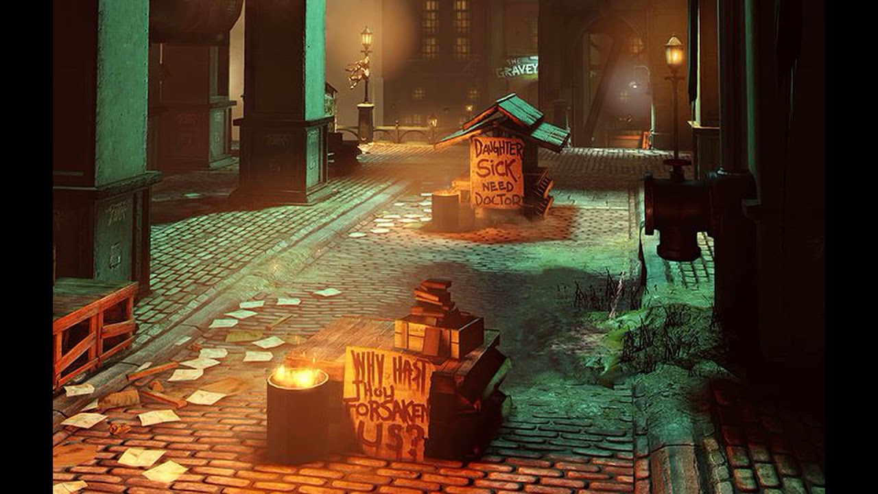 Bioshock Infinite Ambience Fink Slums - 16 Tons - YouTube