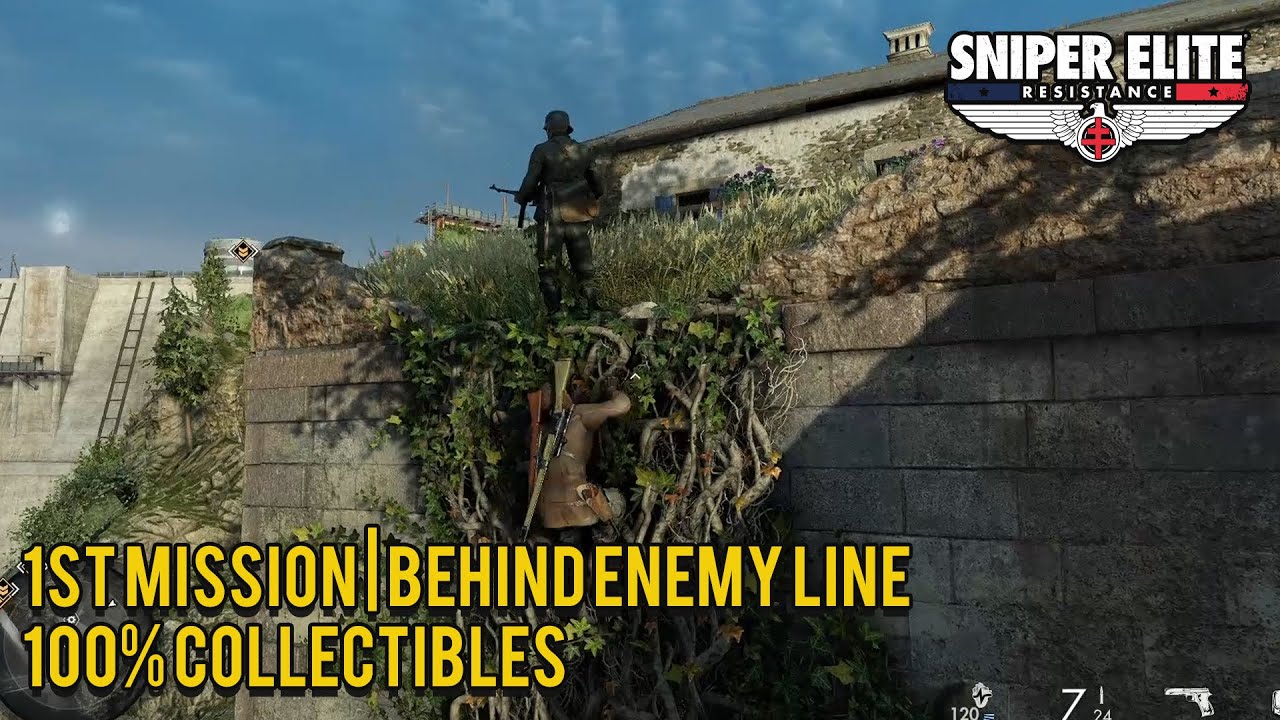 1st Mission ( Behind Enemy Lines) Collectibles Guide 100% | Sniper ...