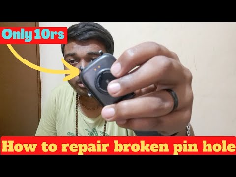 how to repair broken pin hole in smartwatch//how to fix broken smart ...