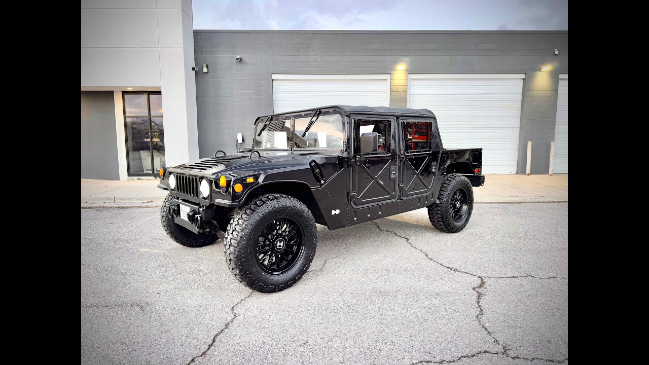 2001 M1097A2 Humvee HMMWV Hummer H1 for Sale on Ebay - YouTube
