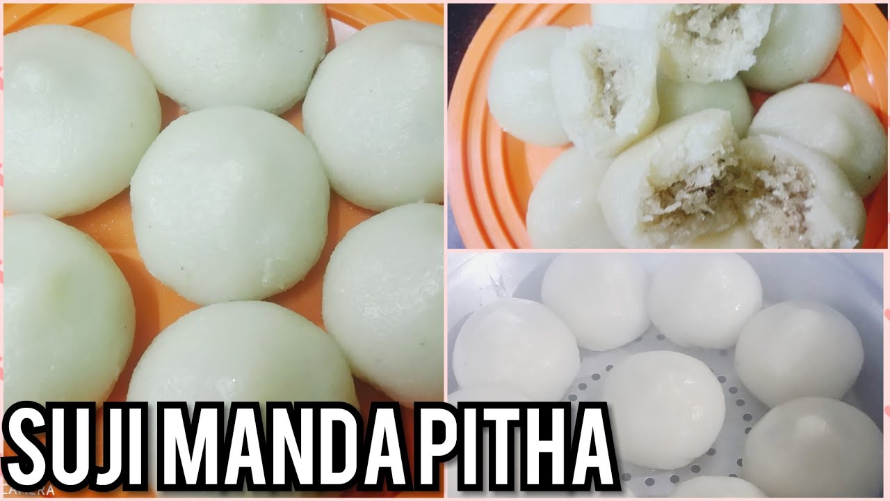 Rakhi special-suji manda pitha/How to make suji manda pitha/coconut ...