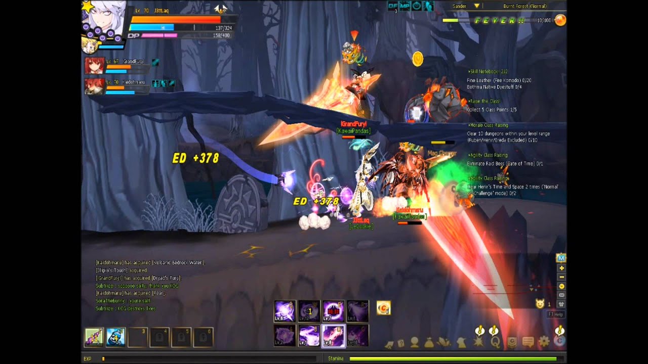 Lanox 9-1 Burnt Forest [Elsword] - YouTube