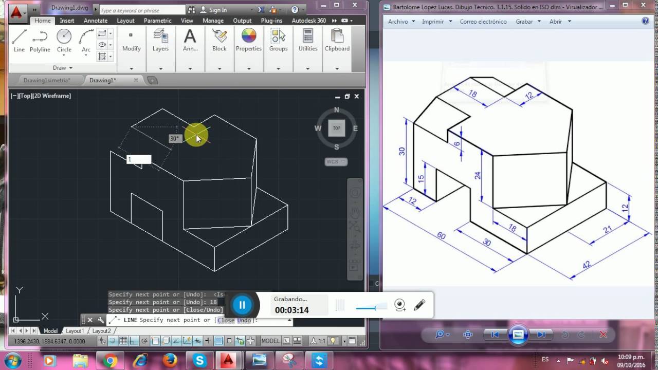 figura isométrica - YouTube