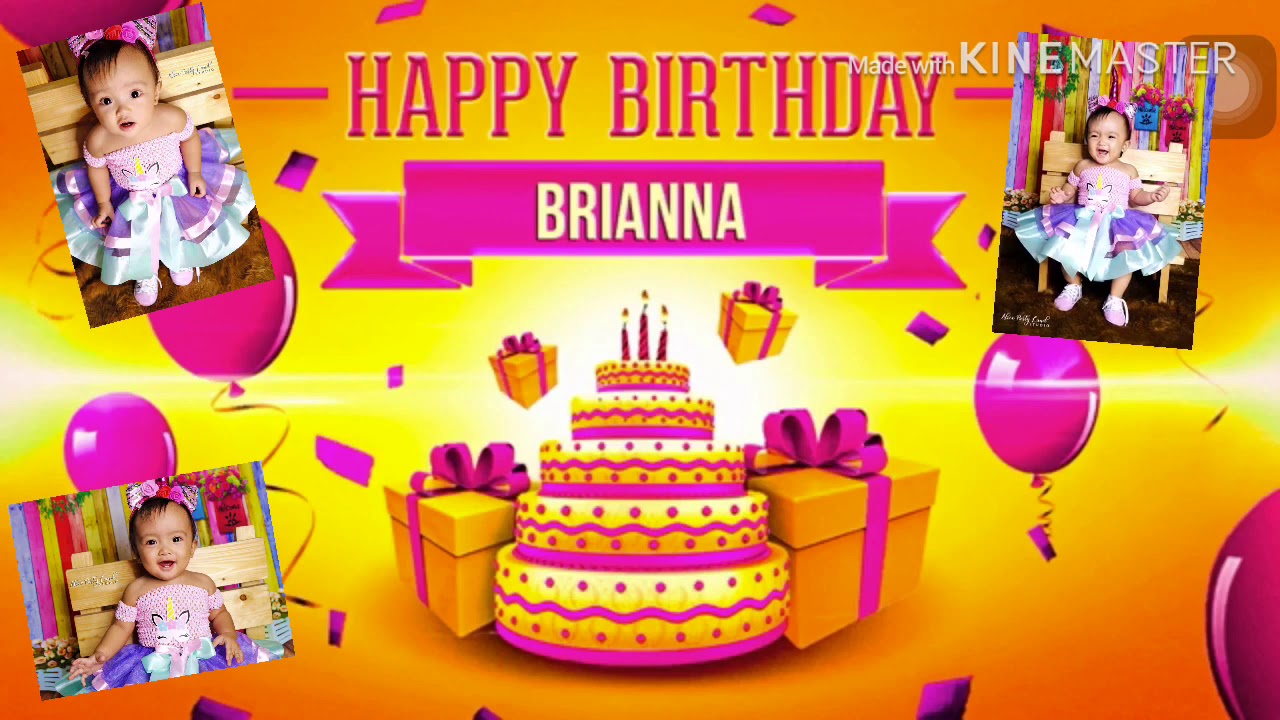 Aljon Lucas Greet Brianna | Brianna Kairie’s Birthday Greeting - YouTube