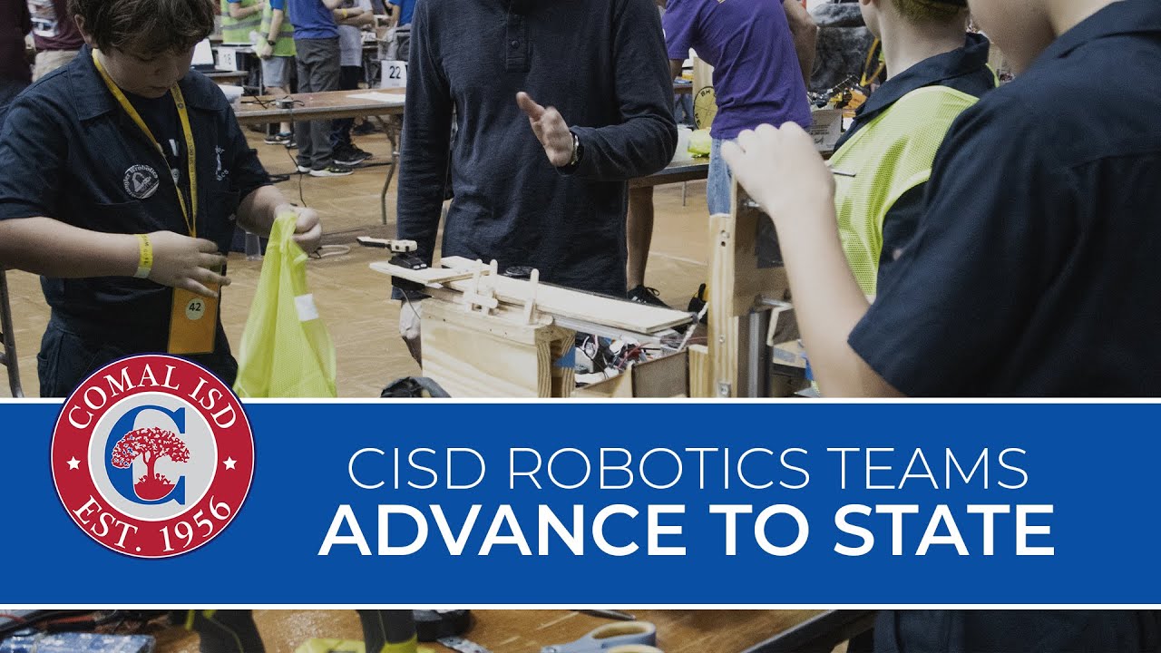 CISD Robotics Teams Advance to State - YouTube