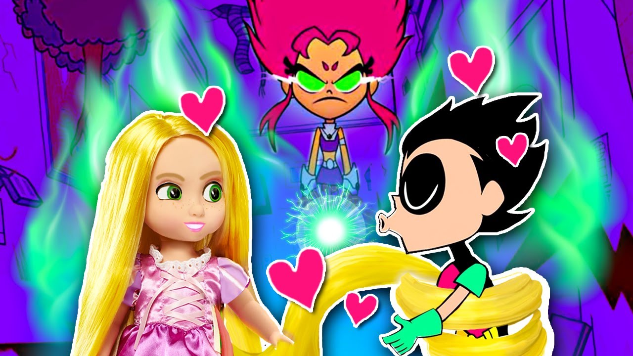 ROBIN da su PRIMER BESO ️ TEEN TITANS GO!- Juguetes Fantásticos - YouTube