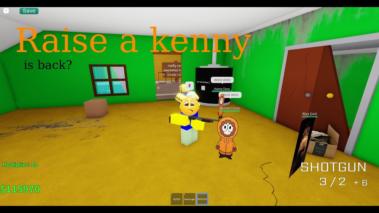 Roblox Raise a kenny is back! - YouTube