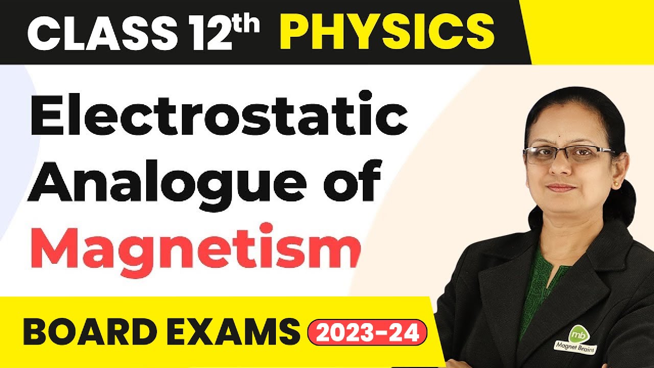 The Electrostatic Analogue of Magnetism - Magnetism and Matter | Class ...