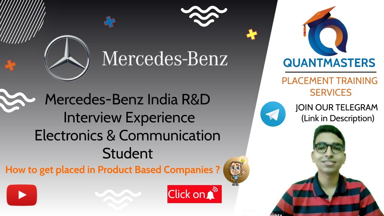 Mercedes-Benz Interview Experience | How E&C student got placed in ...