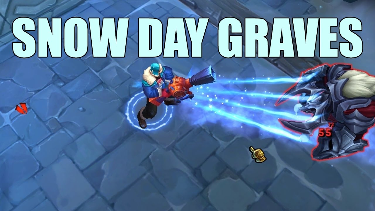 LoL Snow Day Graves Skin Spotlight - YouTube