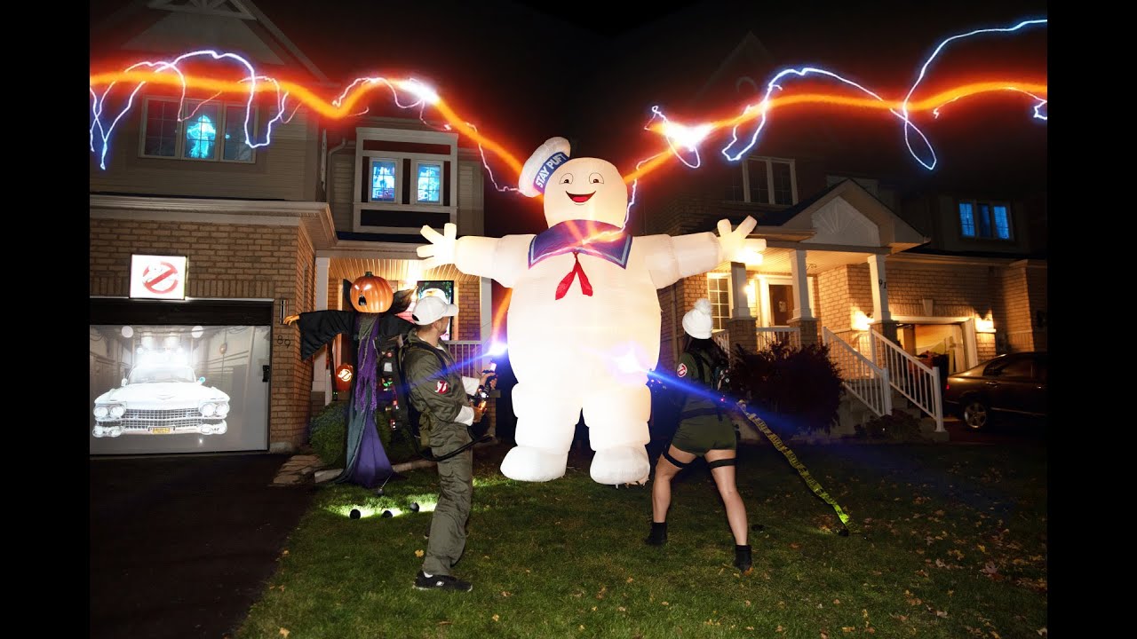 Ghostbusters Halloween House 2020 - YouTube