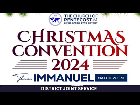 Christmas Convention 2024 | District Joint Service | Day 5 - YouTube