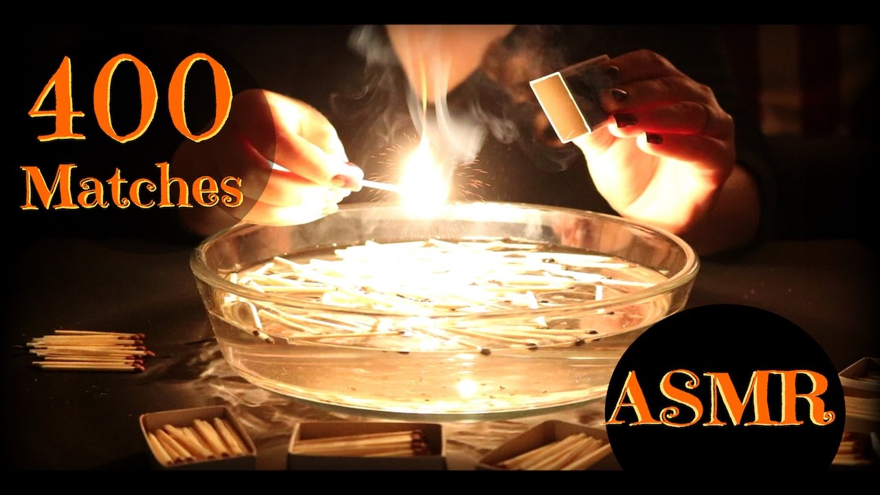 ASMR Ultimate 400 Match lighting video - No talking | ASMR Relaxation ♥ ...