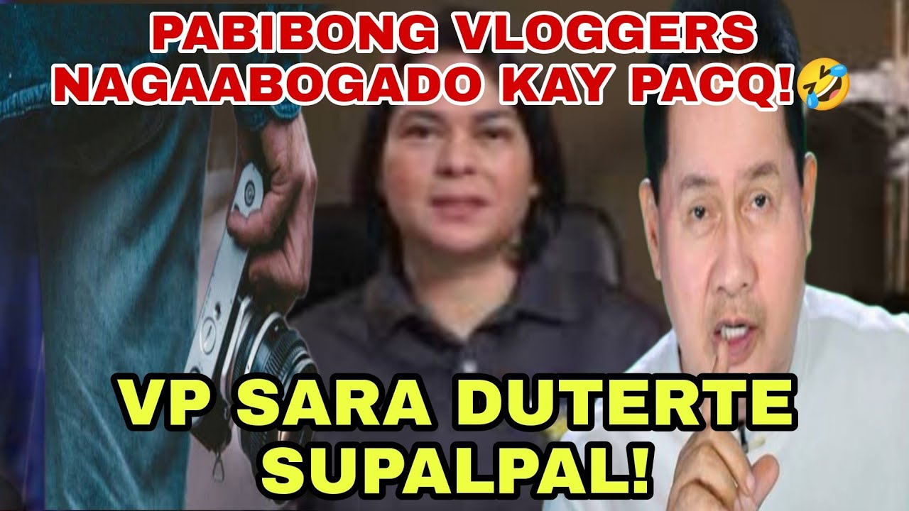 VP SARA DUTERTE SUPALPAL! PABIBO NA VLOGGERS NA NAGMAMAGALING ...