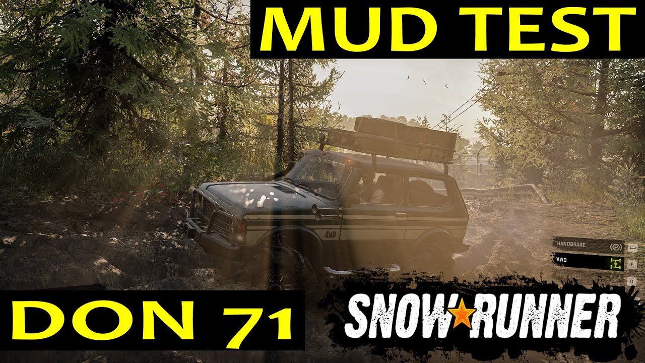 SnowRunner DON 71 See modifications and MUD TEST - YouTube
