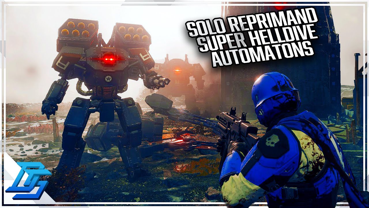 Helldivers 2 | Reprimand Solo Full Clear of Super Helldive Bots! I Should Learn to Stealth ...