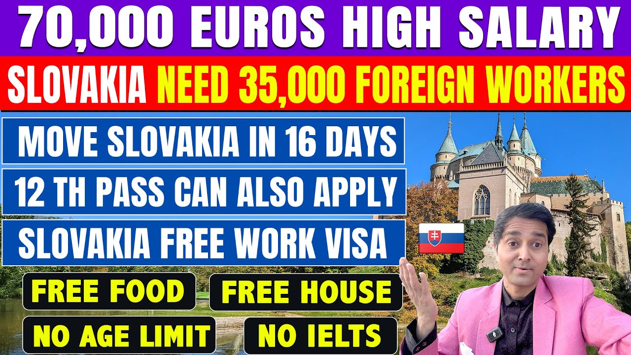 Free Job in Slovakia ! 70000 Euro Salary| Move in 15 day! Free Work ...