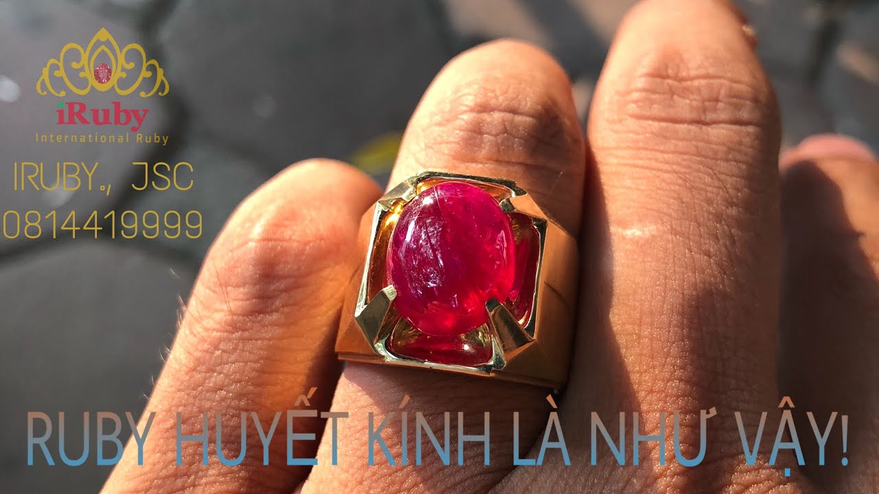Hé Lộ chiếc nhẫn ruby VIP của chủ nhân IRUBY - YouTube