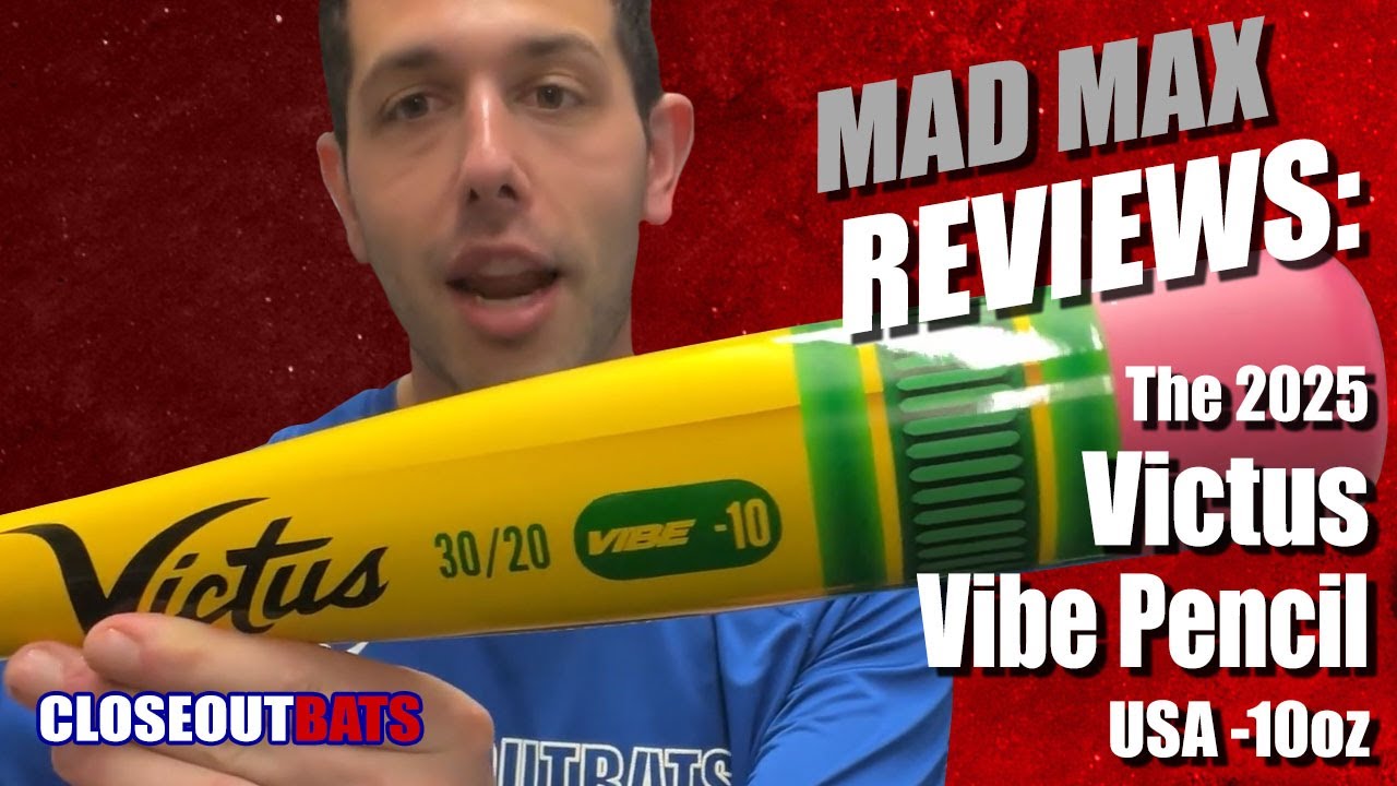 Victus Vibe Pencil 2-5/8" Youth USA Bat VSBVIBP10USA -10oz (2025) - YouTube