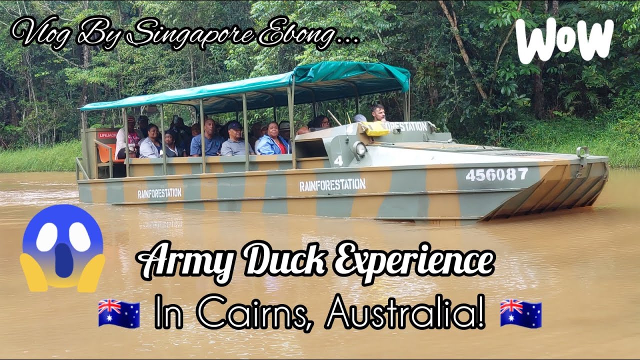 Army Duck Tour Experience | In Cairns, Australia - YouTube