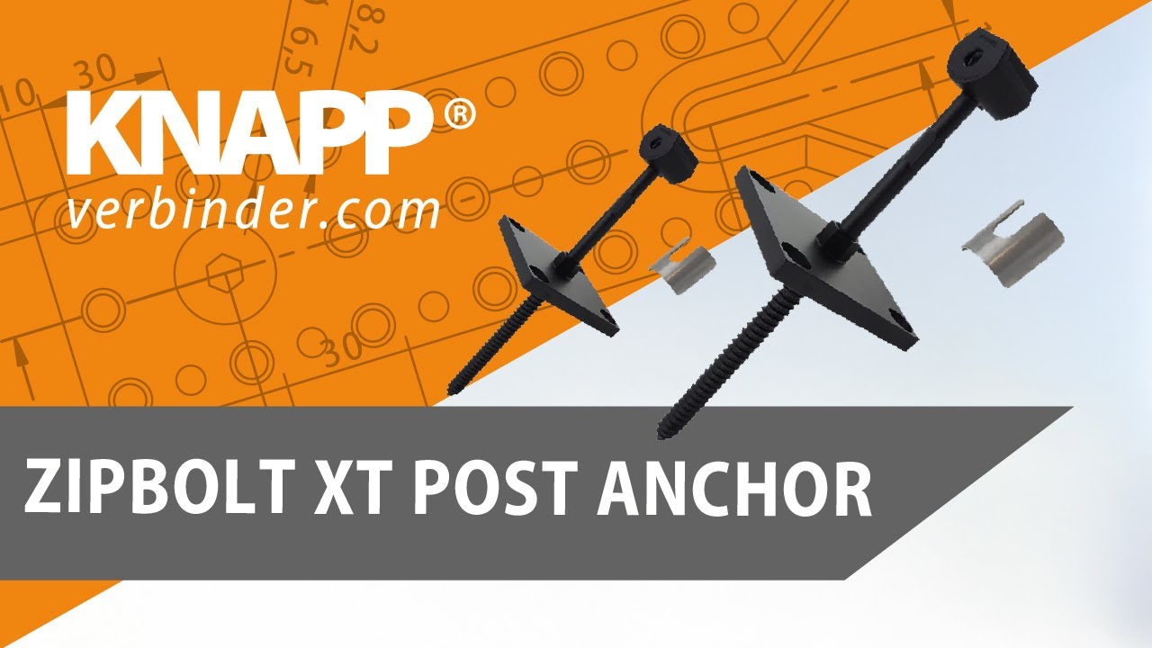 KNAPP ZIPBOLT™ XT Post Anchor | Pfostenverbinder auf Terrassen und ...