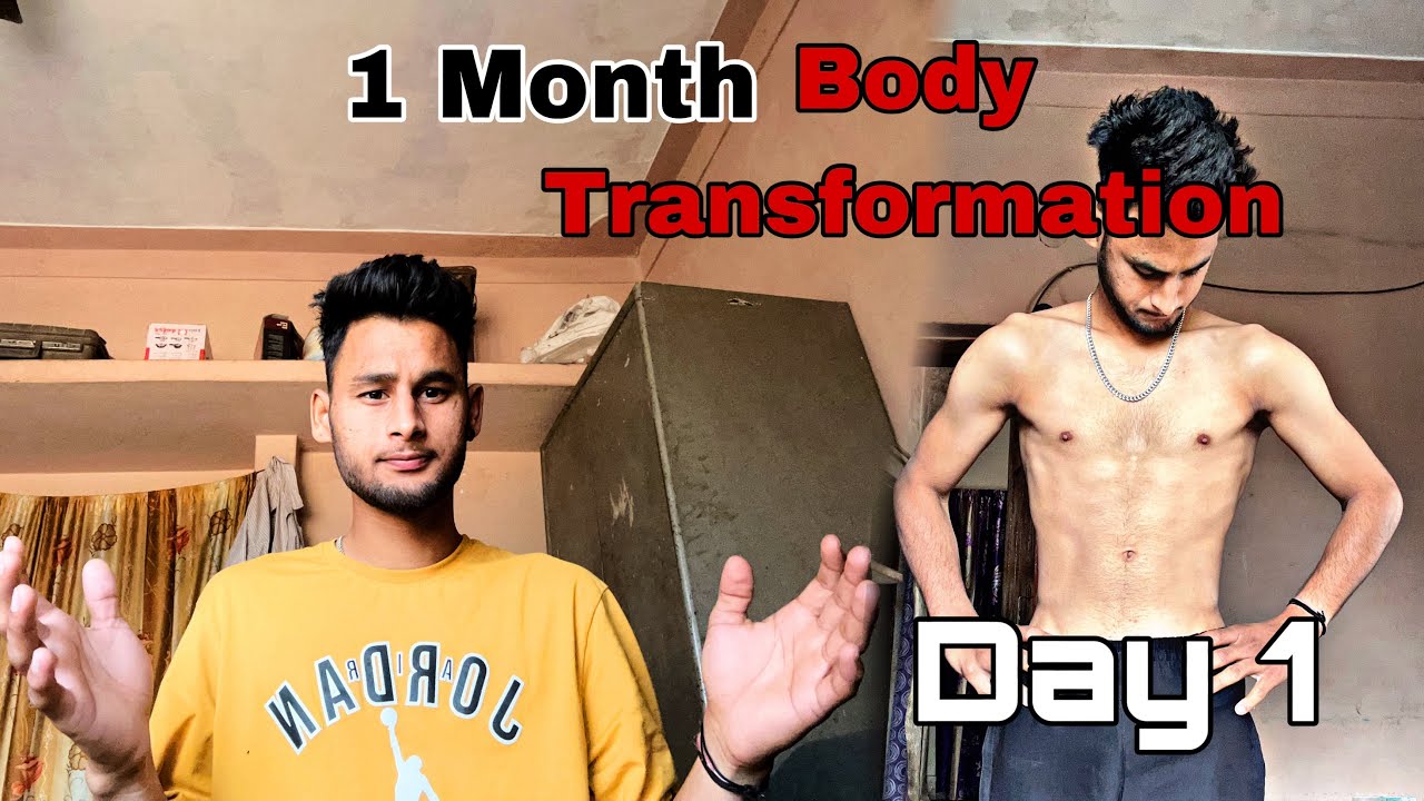 Body Transformation Challenge in One Month - YouTube