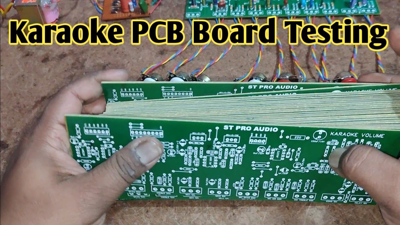 Karaoke PCB Board Testing - YouTube