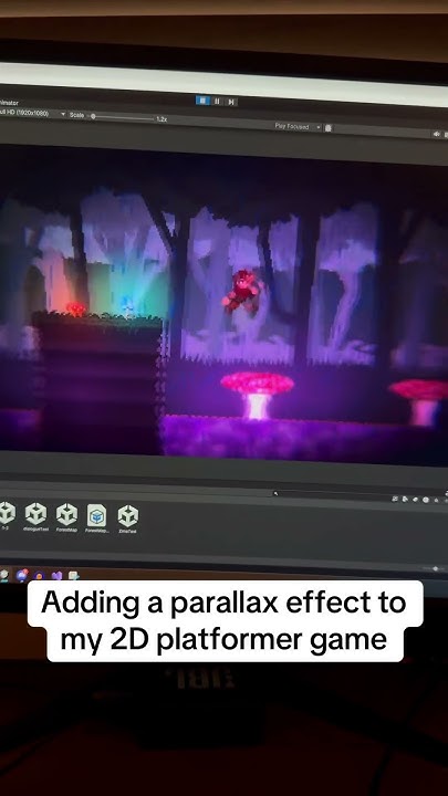Adding parallax to my platformer #gamedesign #gamedevelopment #gamedev #indiedev#indiegame # ...
