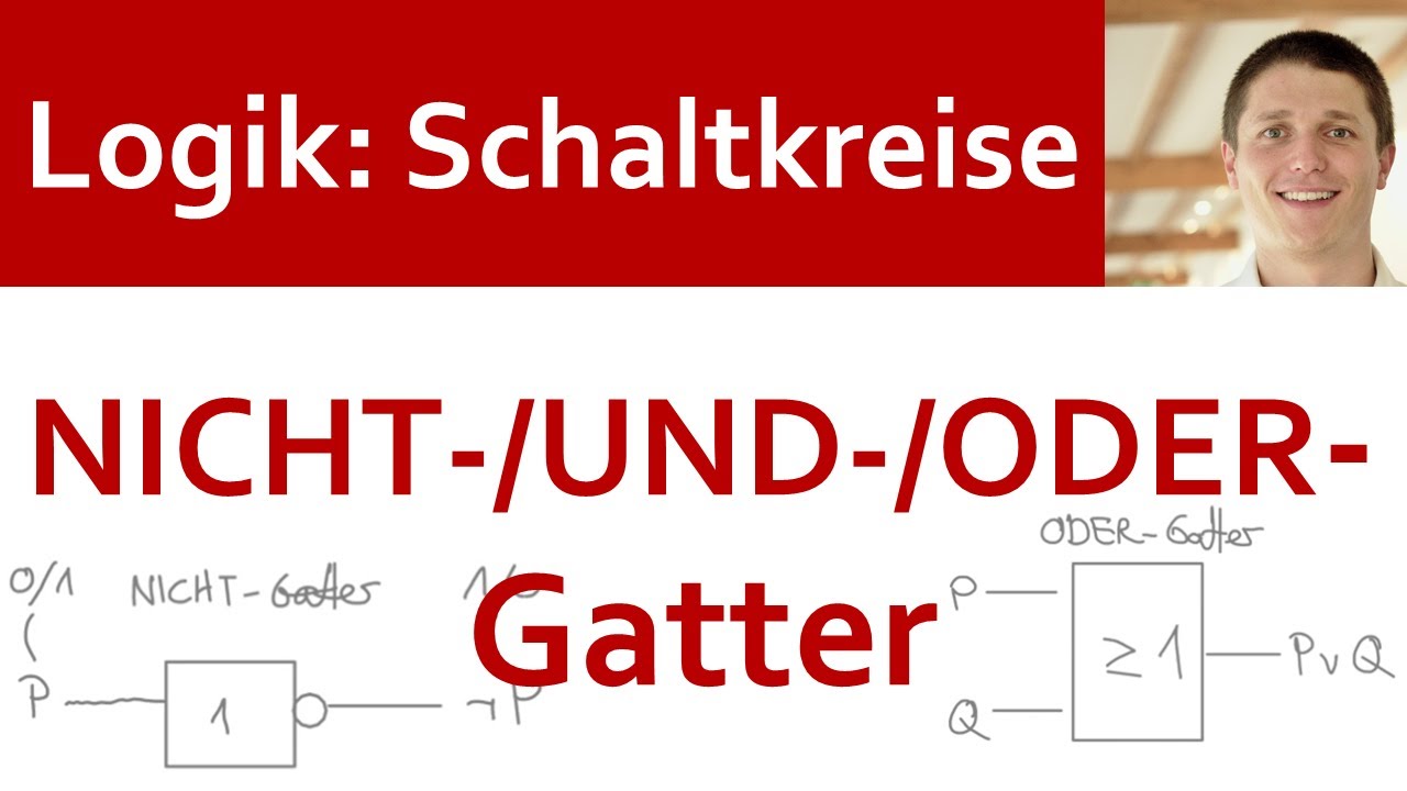 🎓 LOGIK-Anwendungen 01 | Entwurf von Schaltkreisen: Logikgatter NICHT ...