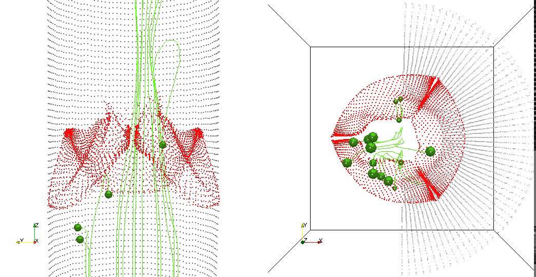 valve with particles - YouTube