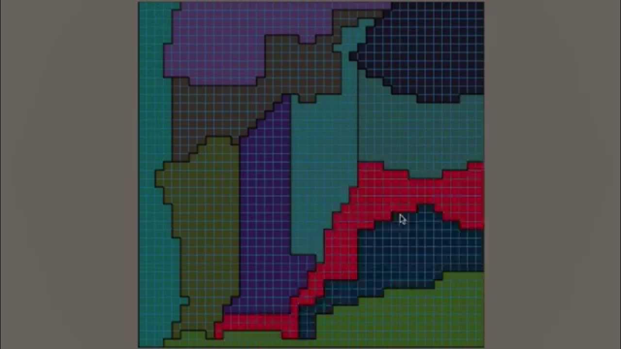 Terrain Grid System overview (2/2) - YouTube