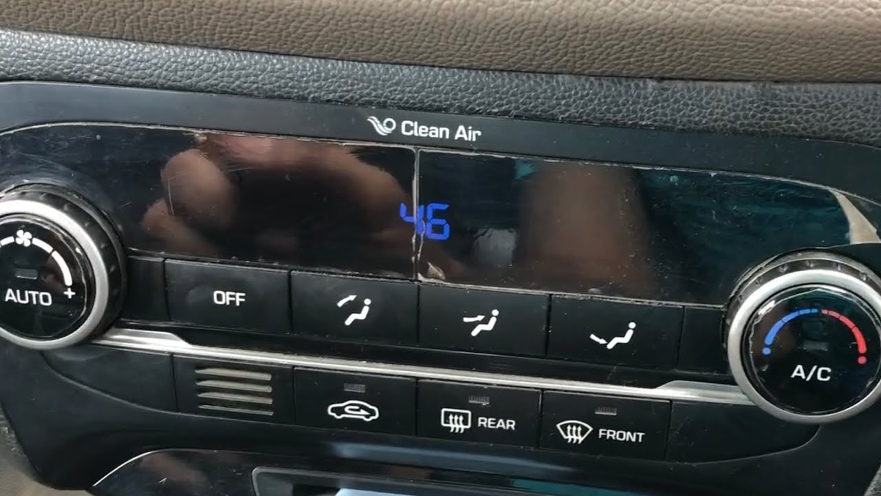 Hyundai car ac error code 46 - YouTube