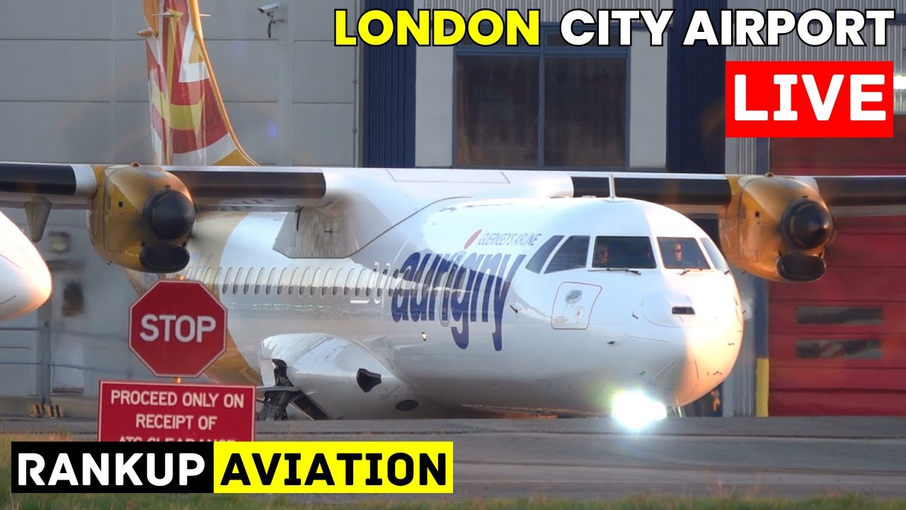 🔴LIVE London City Airport Plane Spotting | 27 April 2025 | LCY/EGLC ...
